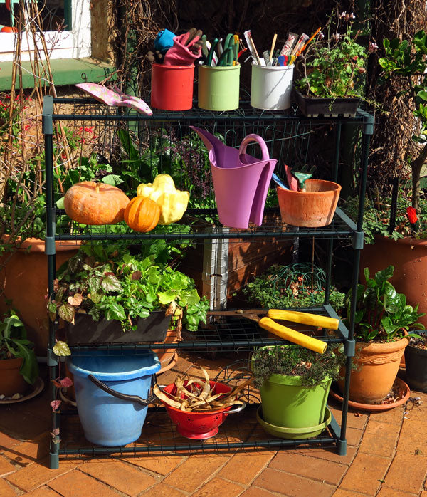 Bell and Paton 4-Level Bolt-less Garden Shelving Unit: Sturdy and Space ...